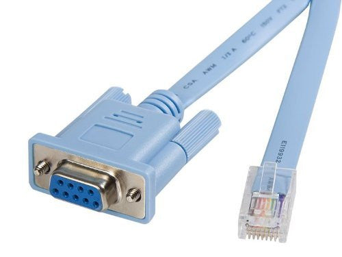 NEW - 6FT CISCO CONSOLE CABLE - SERIAL CONSOLE CABLE - DB9CONCABL6 ...
