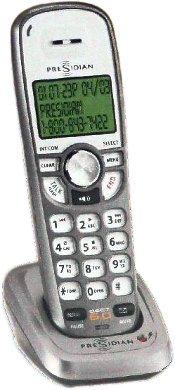 Presidian Phone - DECT 6.0 Cordless Accessory Handset with Base (For ...