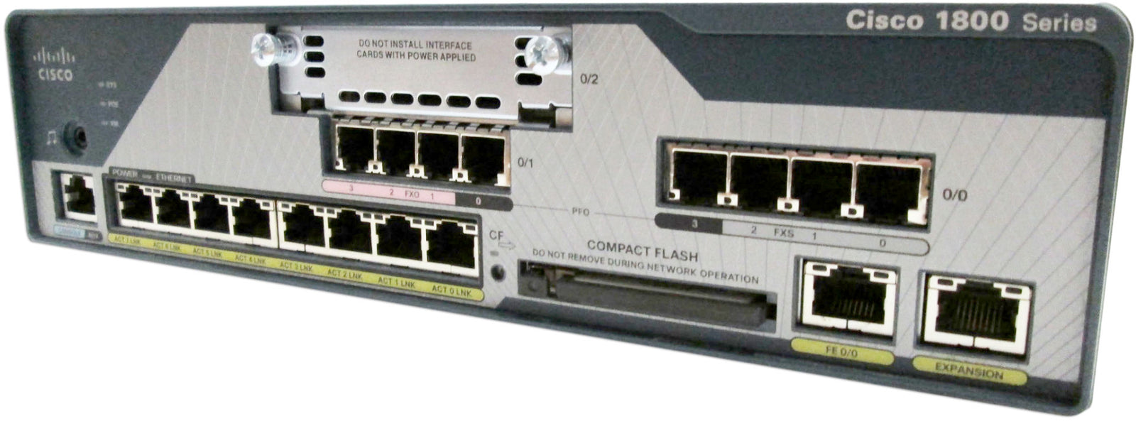 Cisco C1861-SRST-F/K9 1861 8-USER Srst 4FXS – Newfangled Networks