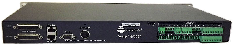 Polycom Vortex EF2280 Multi-channel, AEC, Noise cancelation with auto – Newfangled Networks