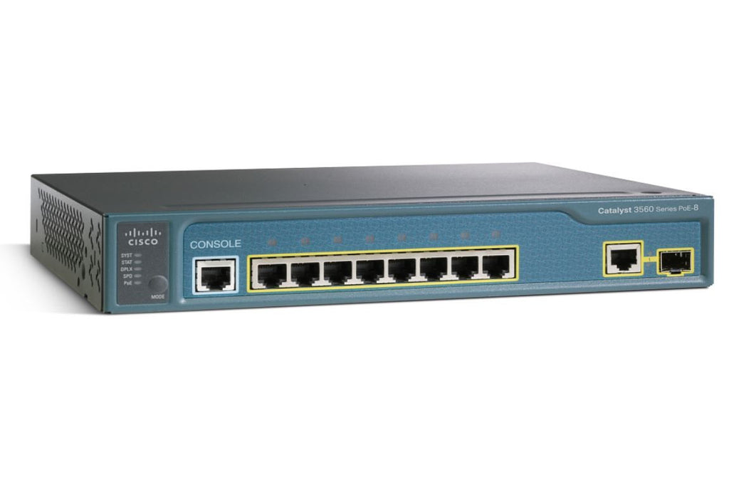 Cisco WS-C3560-8PC-S 3560 8-PORT Poe Catalyst Switch – Newfangled Networks