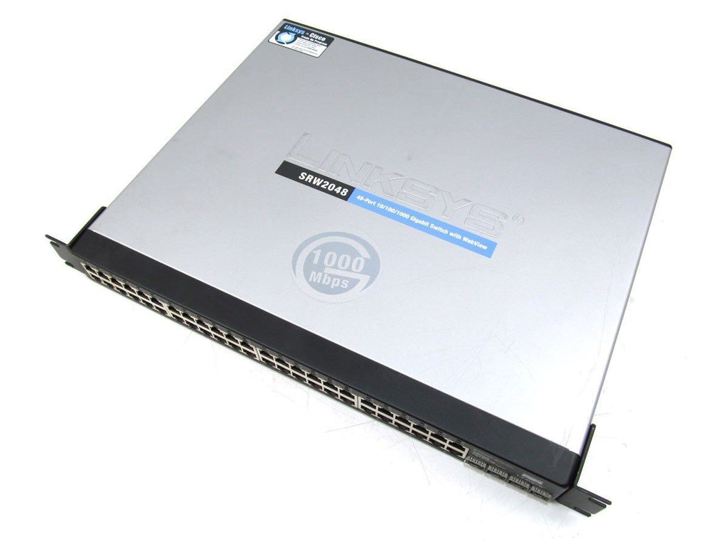 Cisco SRW2048 48-port Gigabit Switch - WebView – Newfangled Networks
